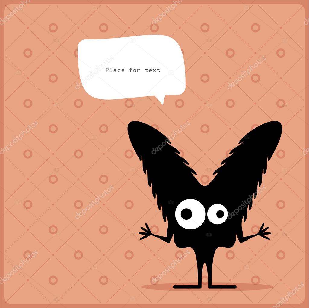 Cartoon monster with message cloud Stock Vector Image by ©aleabievsasha ...