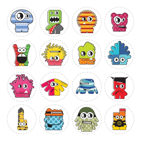 Monsters Stock Vector by ©aleabievsasha 14678641