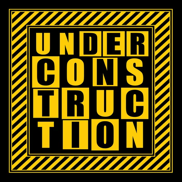 Under construction text. Stock Vector Image by ©aleabievsasha #49115659