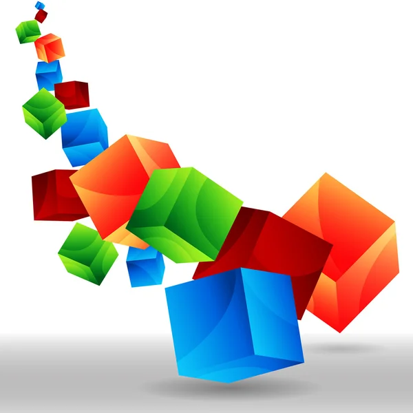 Falling squares Vector Art Stock Images | Depositphotos