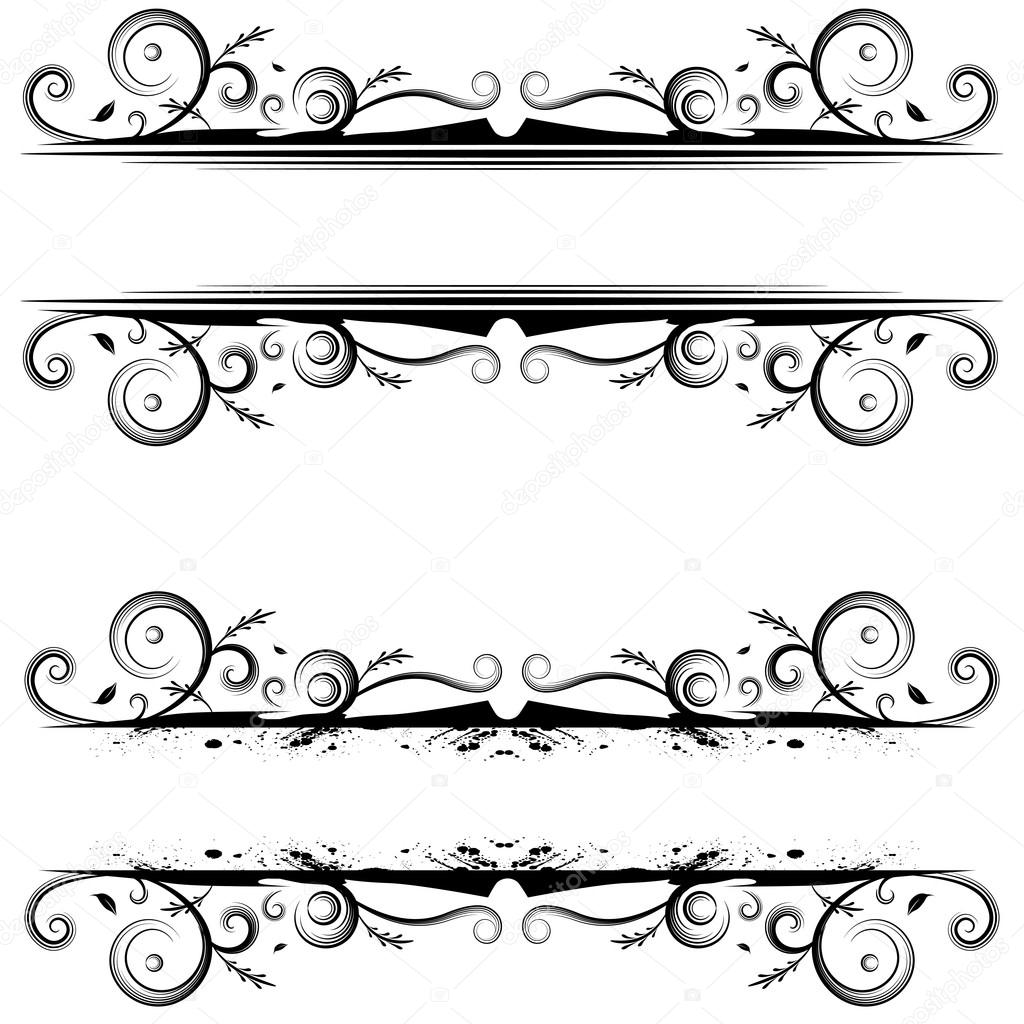 Spiral Banner Border Stock Vector Image by ©cteconsulting #18856451