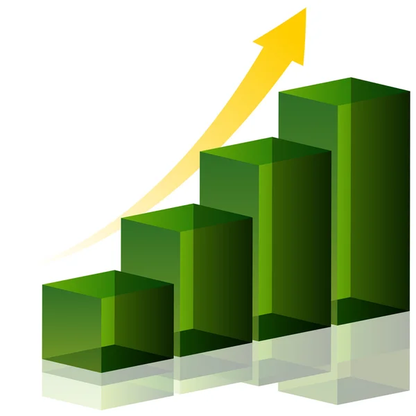 Consistent Growth Chart Stock Vector Image by ©cteconsulting #44837503