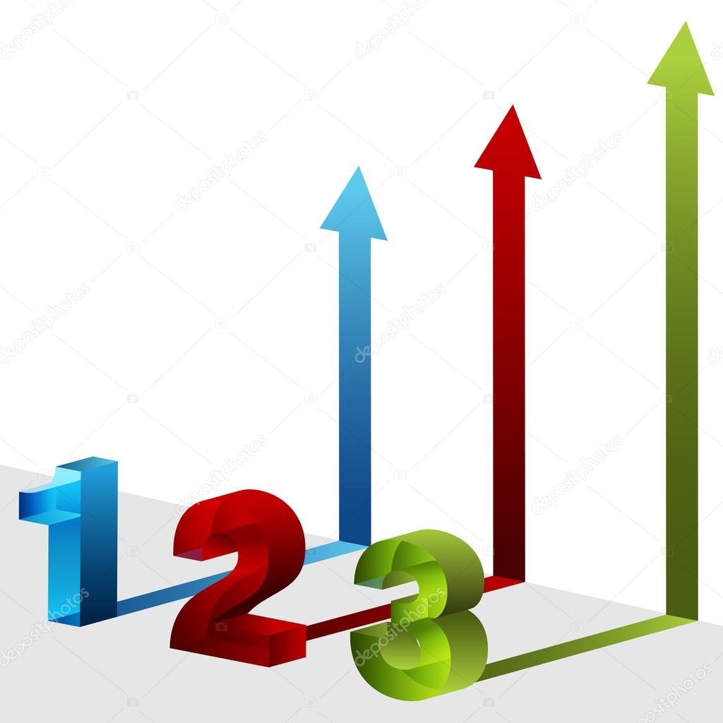 Three Step Arrows Stock Vector by ©cteconsulting 44838507