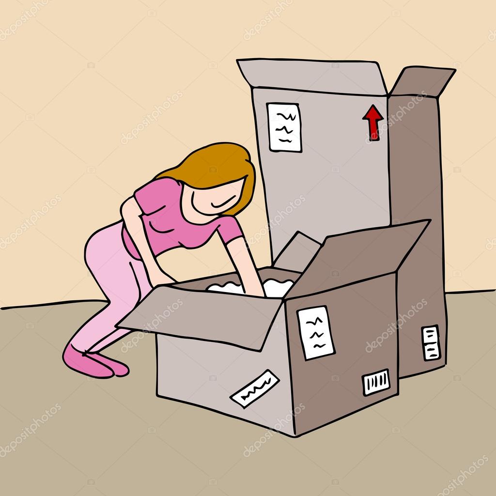 Packing Boxes Clipart