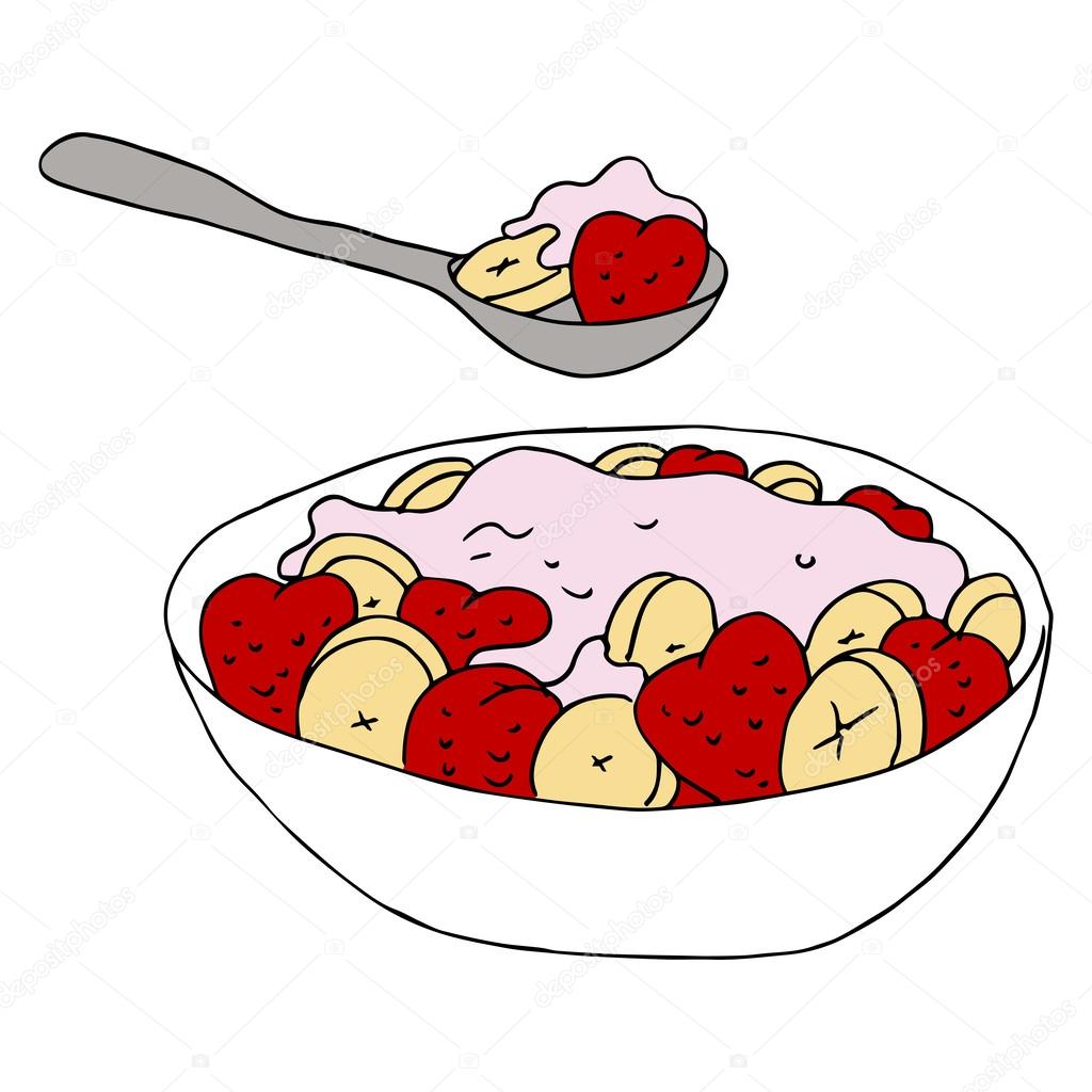 Frutero de yogur — Vector de stock #47159549 — Depositphotos