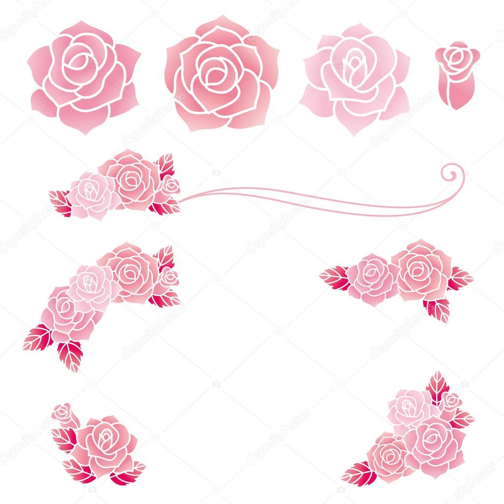 Rose decoration Stock Vector Image by ©lalan33 #13410846