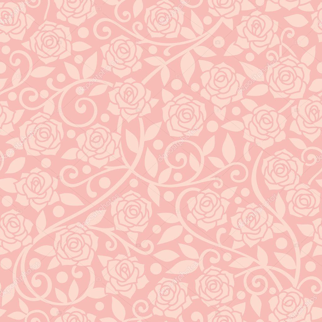 Pink rose background — Stock Vector © lalan33 #34664813