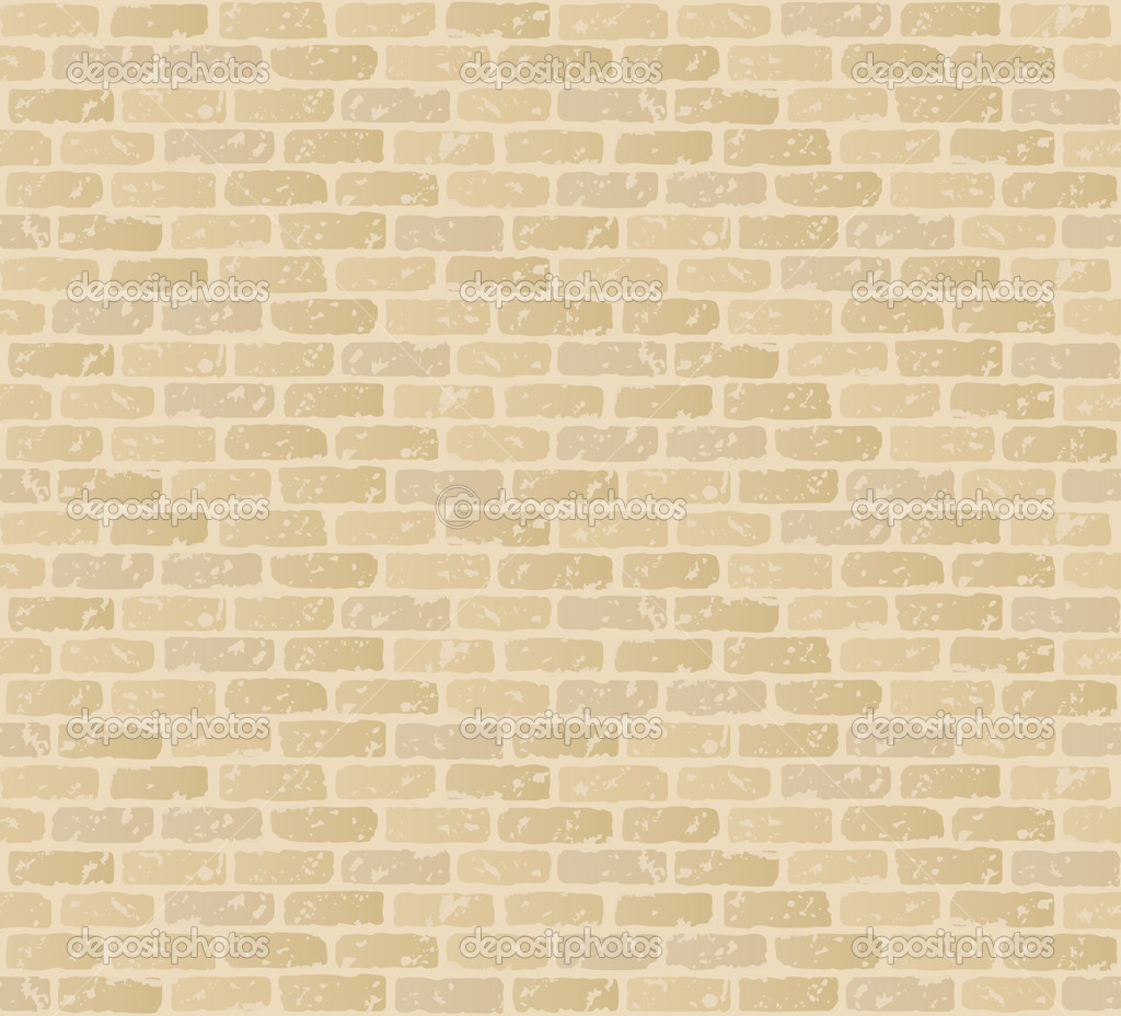 Beige brick wall — Stock Vector © lalan33 #38378129