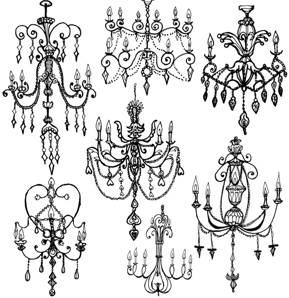 ᐈ Chandelier stock vectors, Royalty Free chandelier graphic | download ...