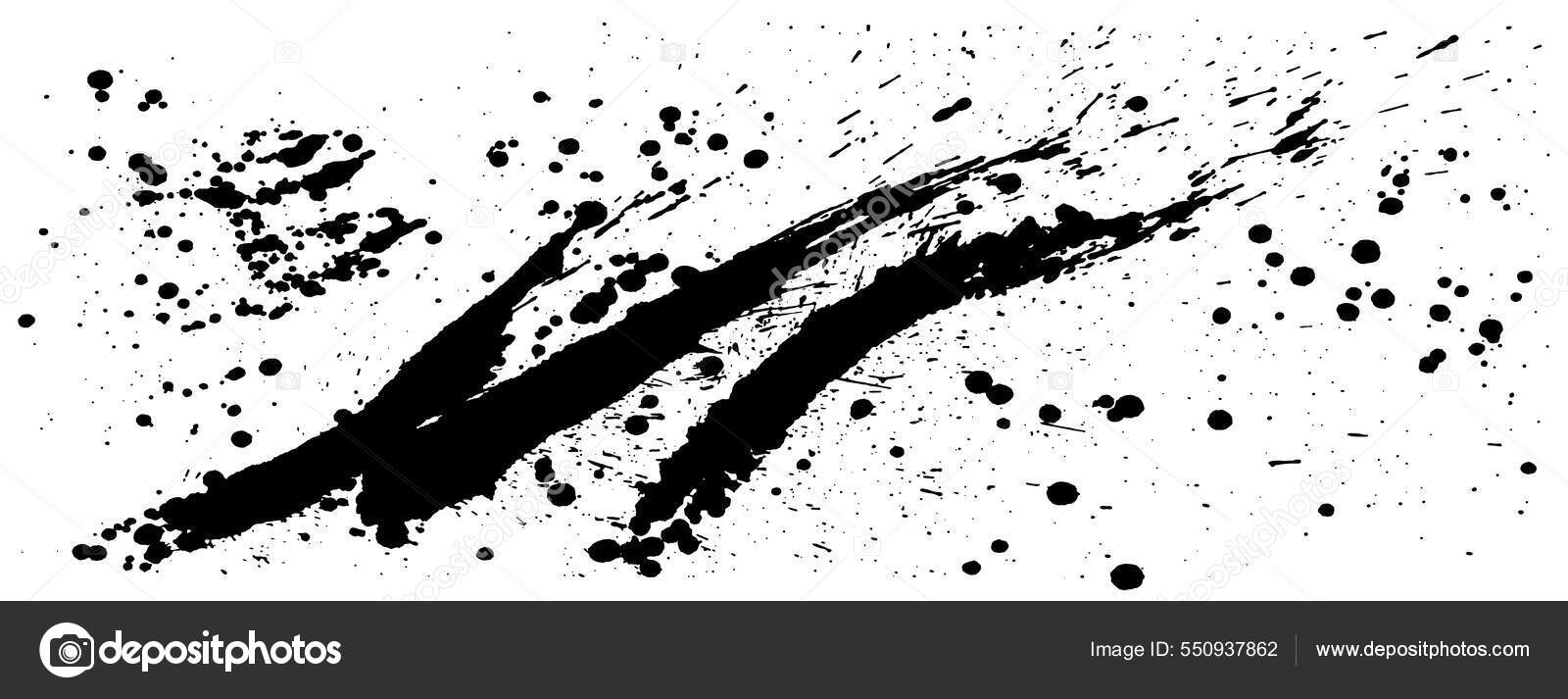 Sea Spray Brush Stroke Waves Stock Vector Image by ©lalan33 #550937862