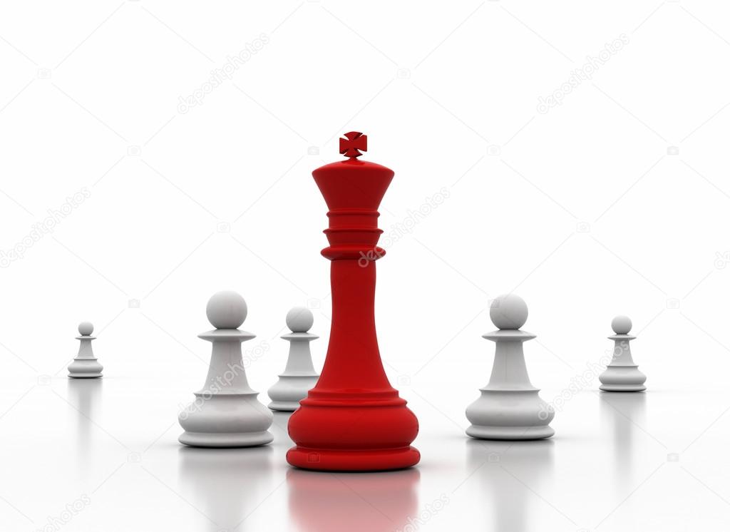 Leadership illustration Stock Photo by ©Jezper 34001509