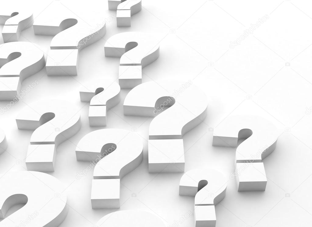 3d question marks Stock Photo by ©Jezper 34773811