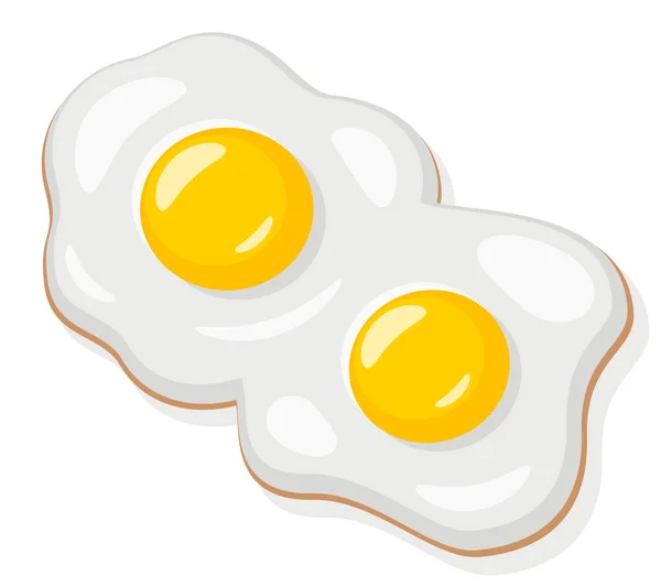 2 Fried Eggs Clip Art