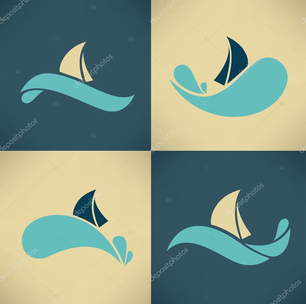 Holiday on water, vector collection Stock Vector Image by ©tachyglossus ...