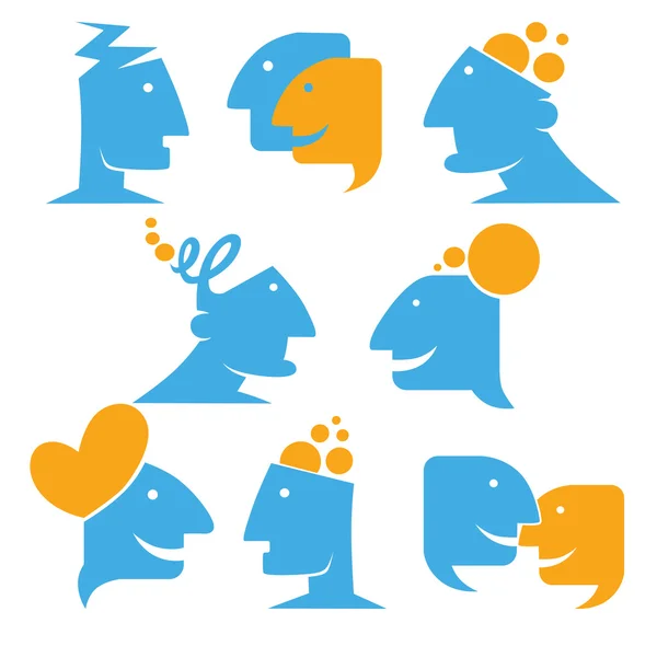 Happy talk Vector Art Stock Images | Depositphotos