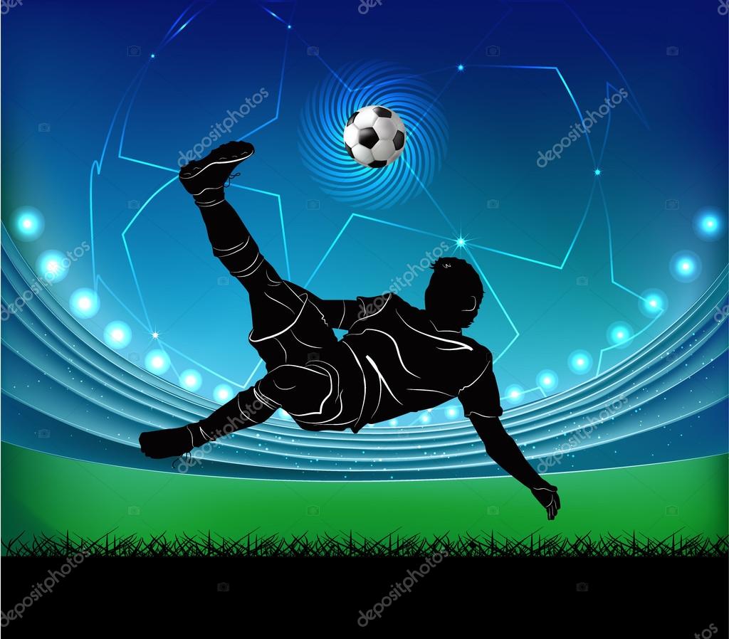 Football player - scissors Stock Vector Image by ©KatSov #20089973