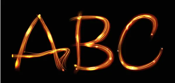 Fire letters Vector Images | Depositphotos