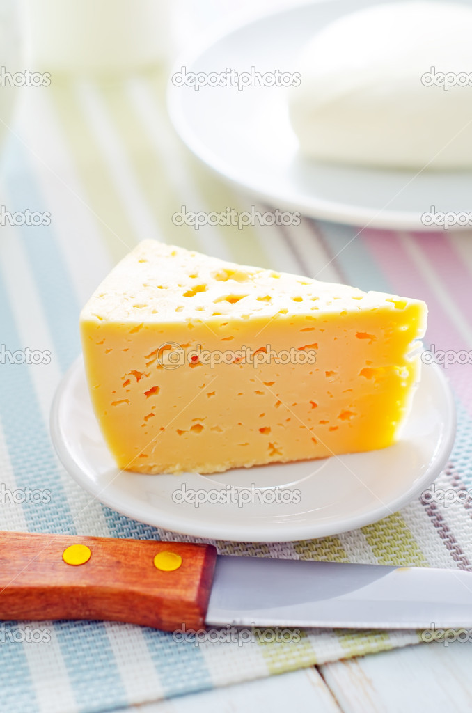 Fresh cheese — Stock Photo © tycoon #15685565