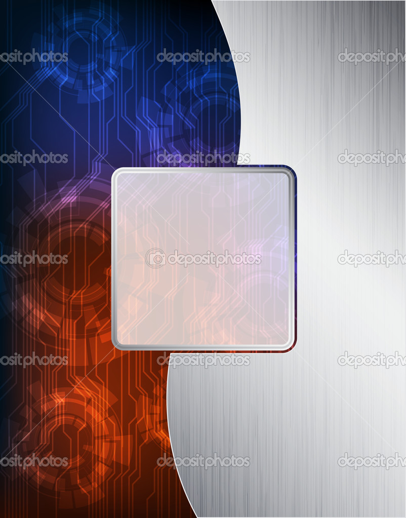 Technology theme background Stock Vector Image by ©archibald1221 #22991476