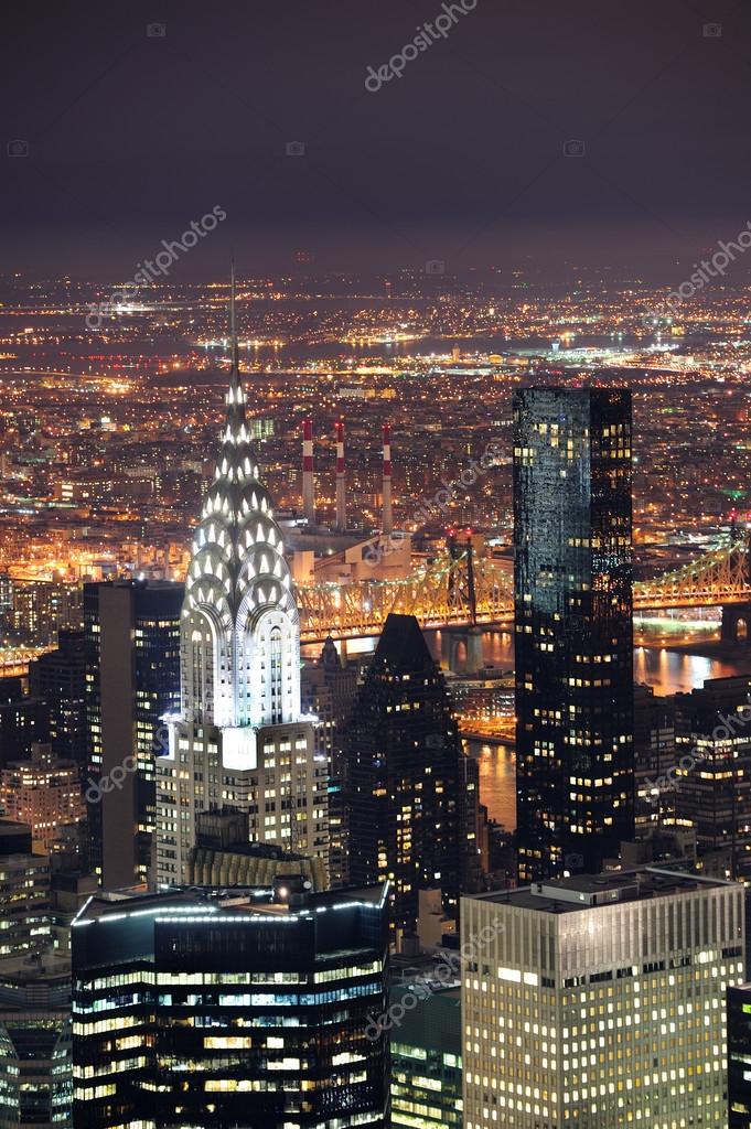 Edificio Chrysler De Noche