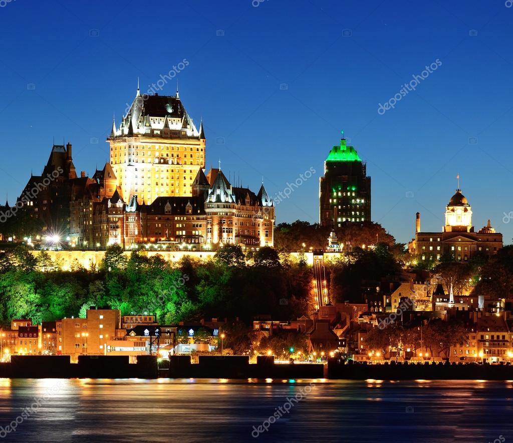 Quebec City at night — Stock Photo © rabbit75_dep #29884727