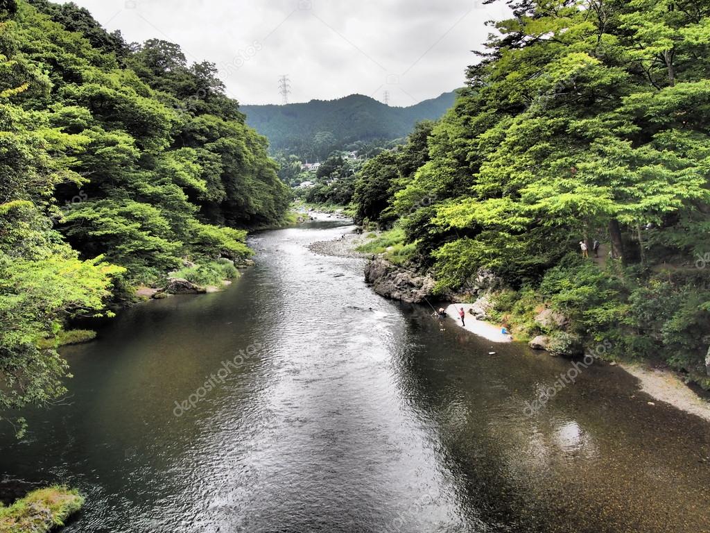 Mitake Valley in Okutama, Tokyo — Stock Photo © hiro1775 #49993177