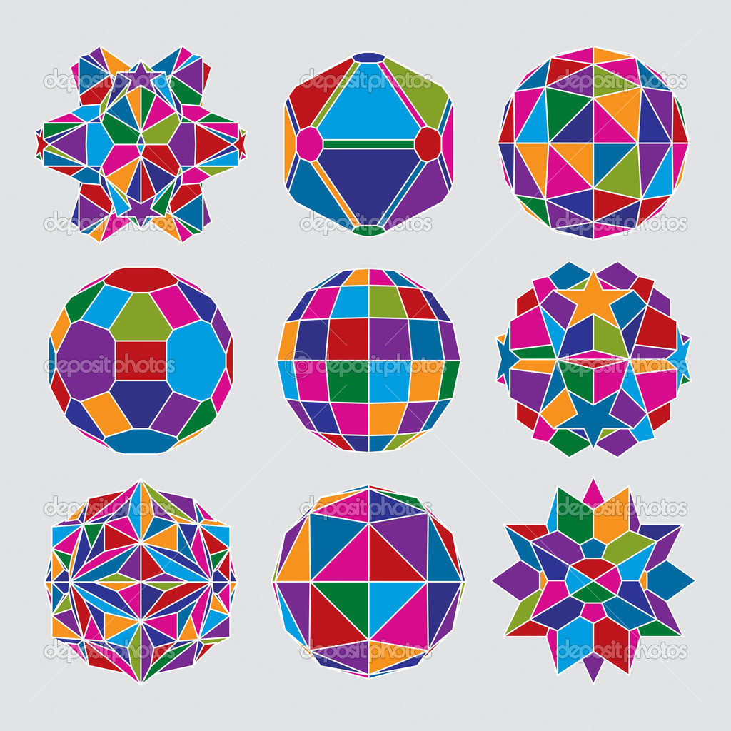 Collection of complex dimensional spheres and abstract geometric ...