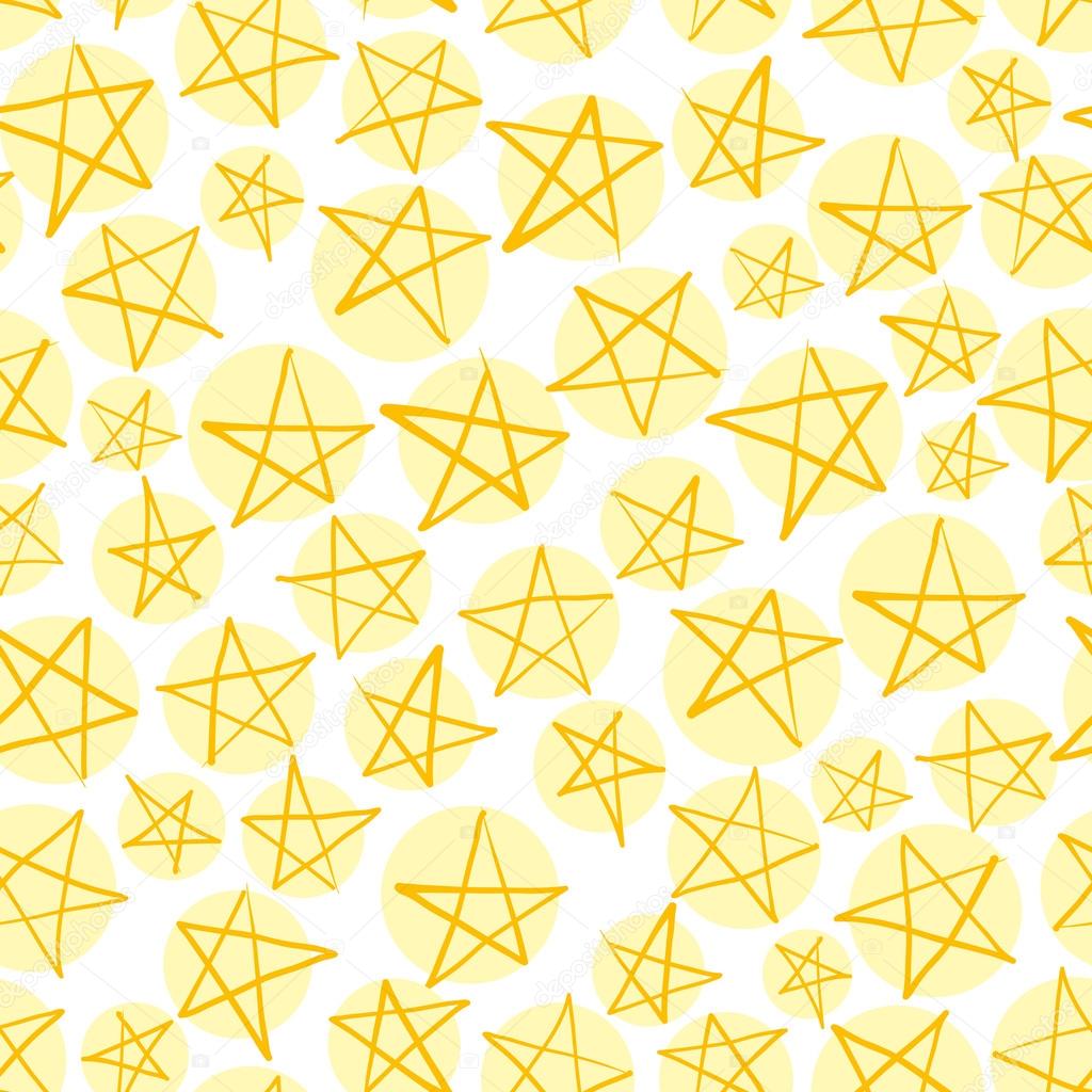 Stars seamless pattern, vector background. Stock Vector by ©Ostapius ...