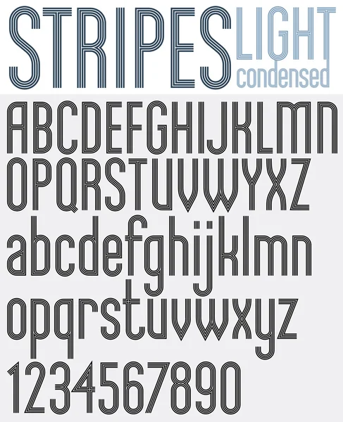 Retro stripe font Vector Art Stock Images | Depositphotos