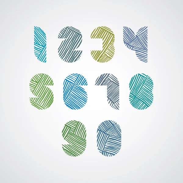 1,723 Stylized numbers Vector Images | Depositphotos