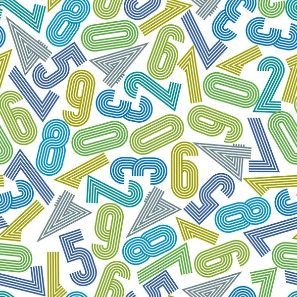 Messy numbers Vector Art Stock Images | Depositphotos