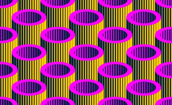 Tubos 3D patrón óptico sin costura, vector de fondo de baldosas de ...