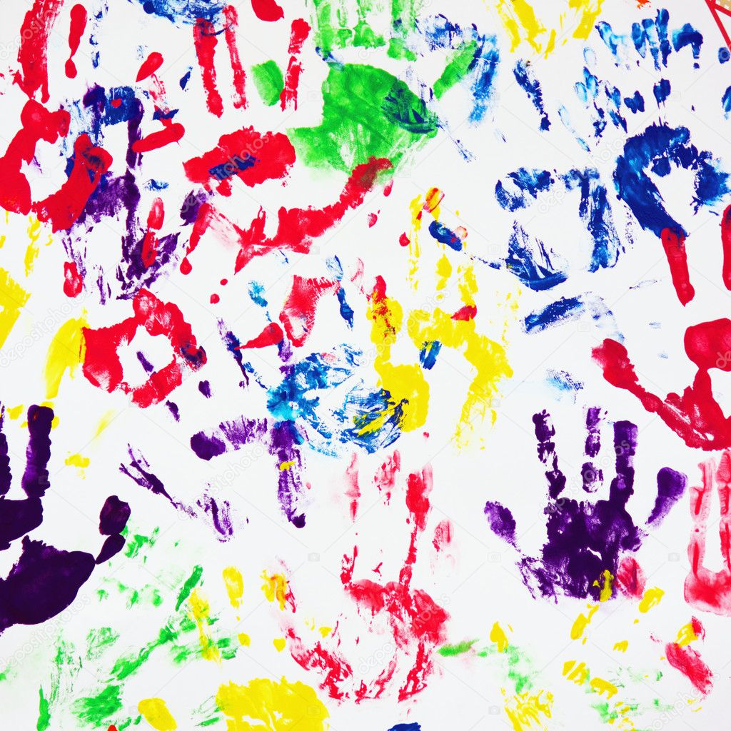 Handprint Wallpaper