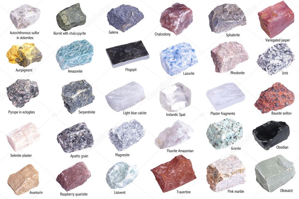 Minerals Isolated Stock Photo by ©superbo 17885747