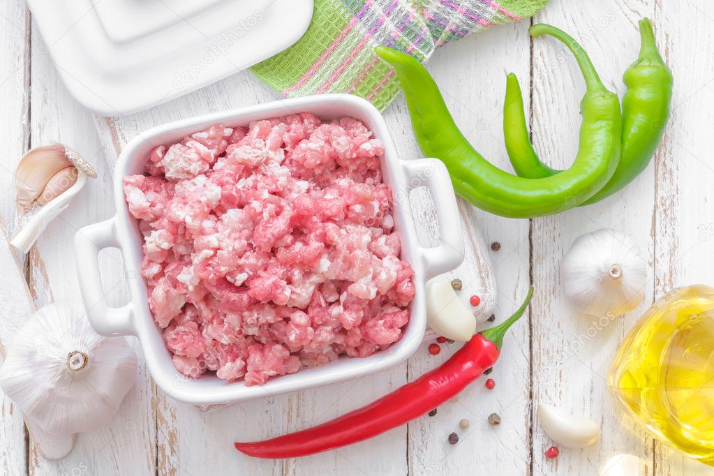 Minced meat Stock Photo by ©yelenayemchuk 30007727
