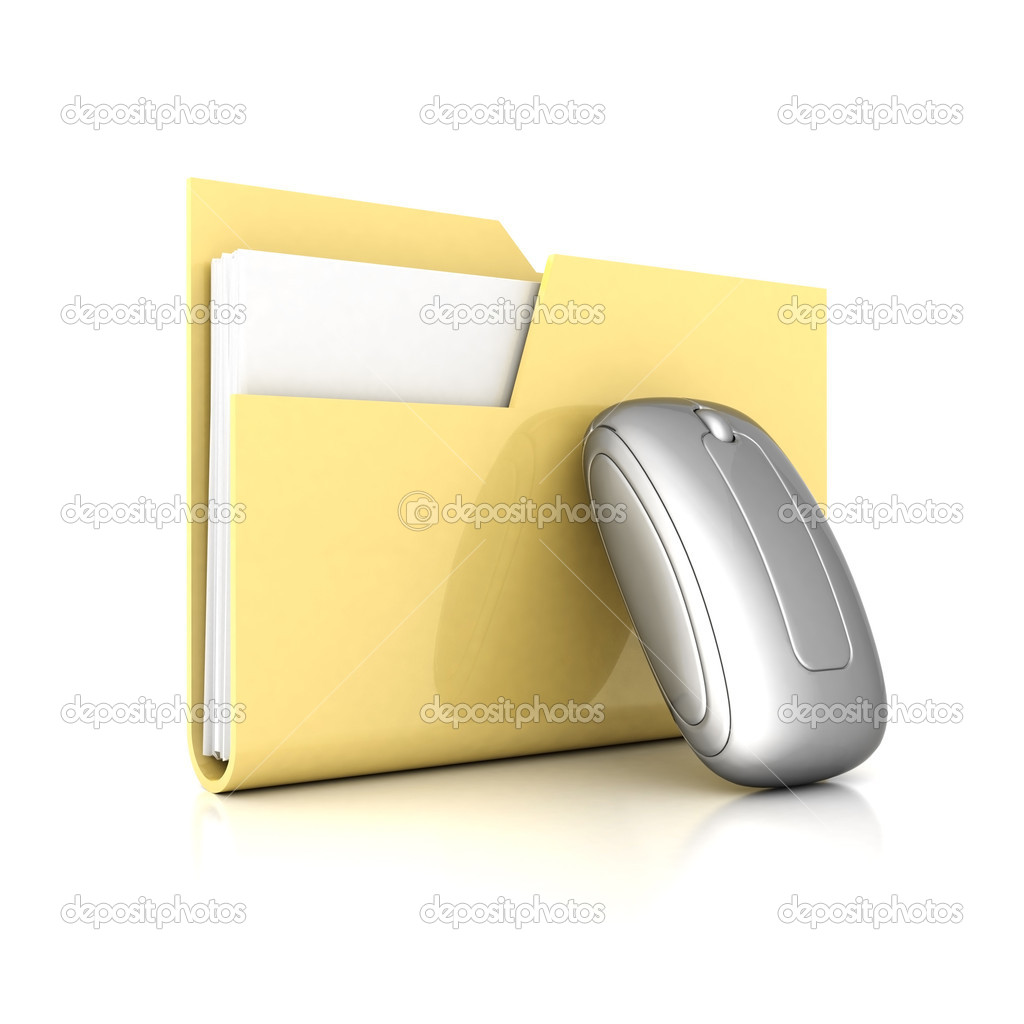 Yellow folder — Stock Photo © MrGarry #13495095