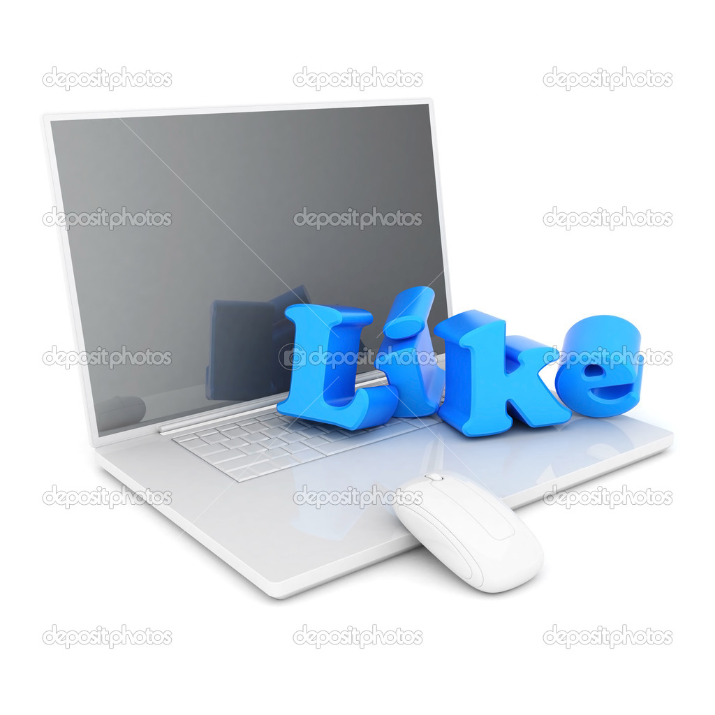 Like symbol isolated on a white background — Stock Photo © MrGarry ...