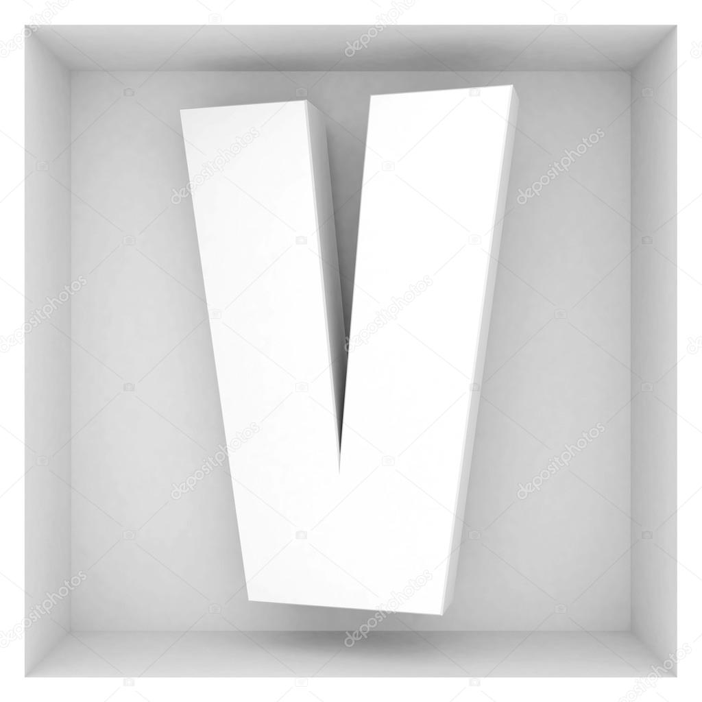 Volume letter of the alphabet — Stock Photo © MrGarry #29694501