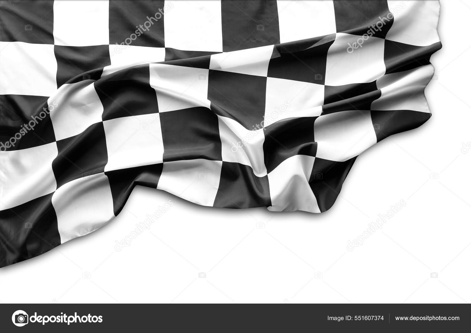 Gray Checkered Flag Background