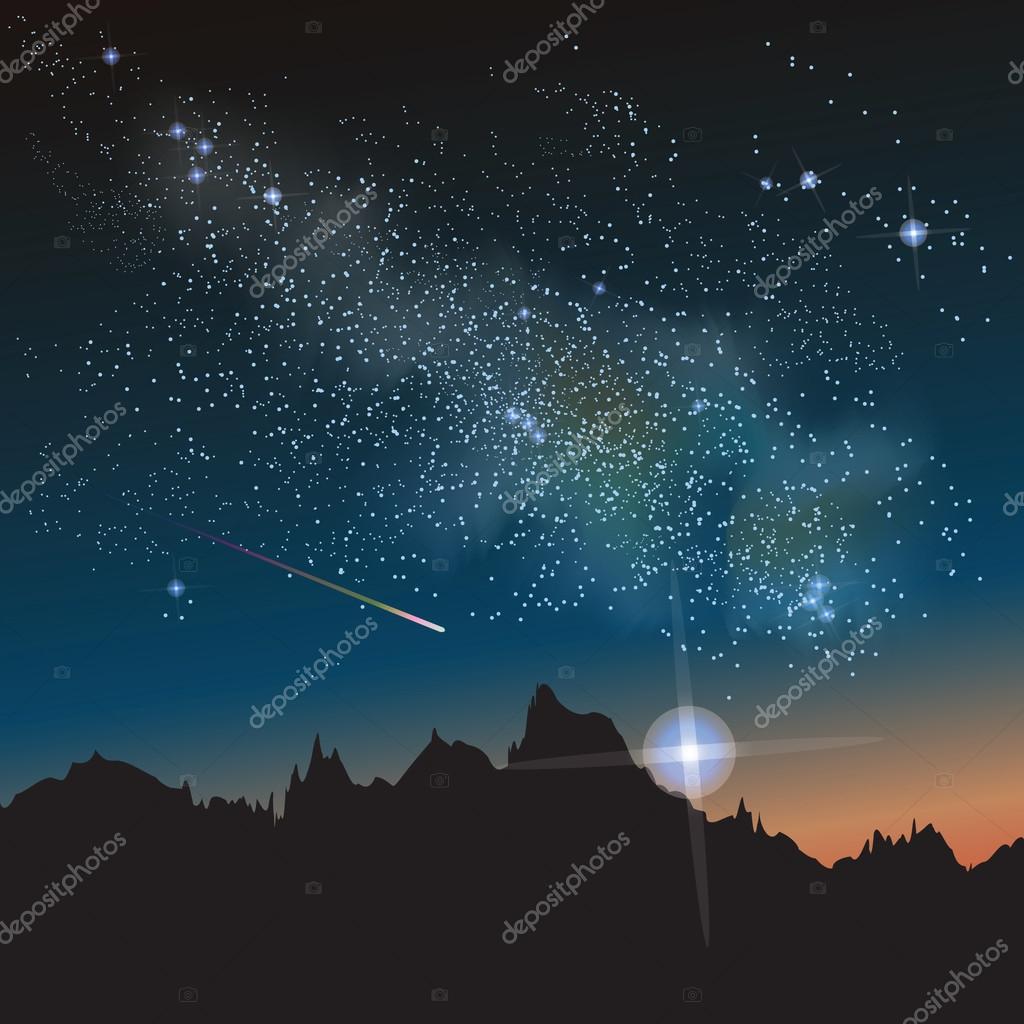 Milky Way Constellation — Stock Vector © koratmember #32766655