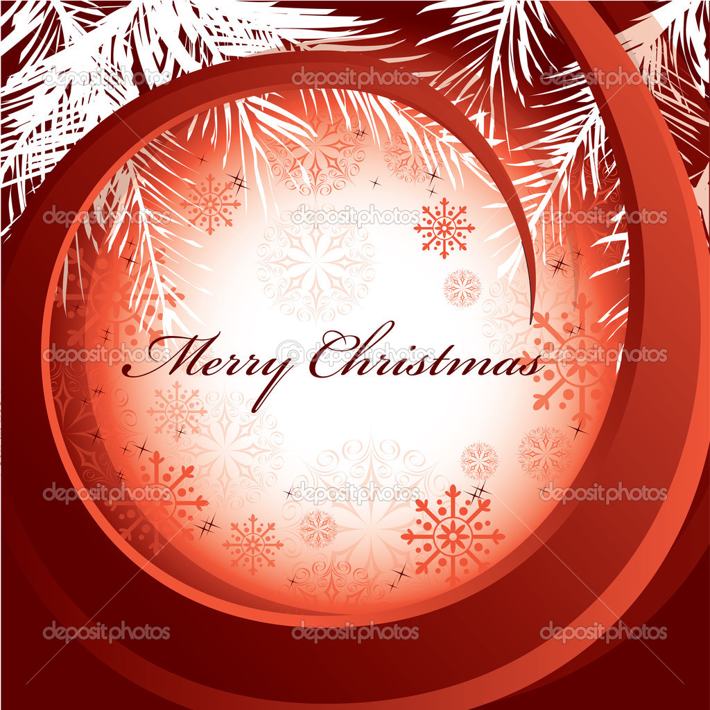 Christmas Background. Vector Illustration. Stock Vector by ©marinakoven 12303786