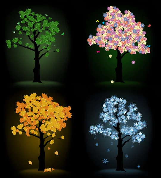 Seasons tree Stock Photos, Royalty Free Seasons tree Images | Depositphotos