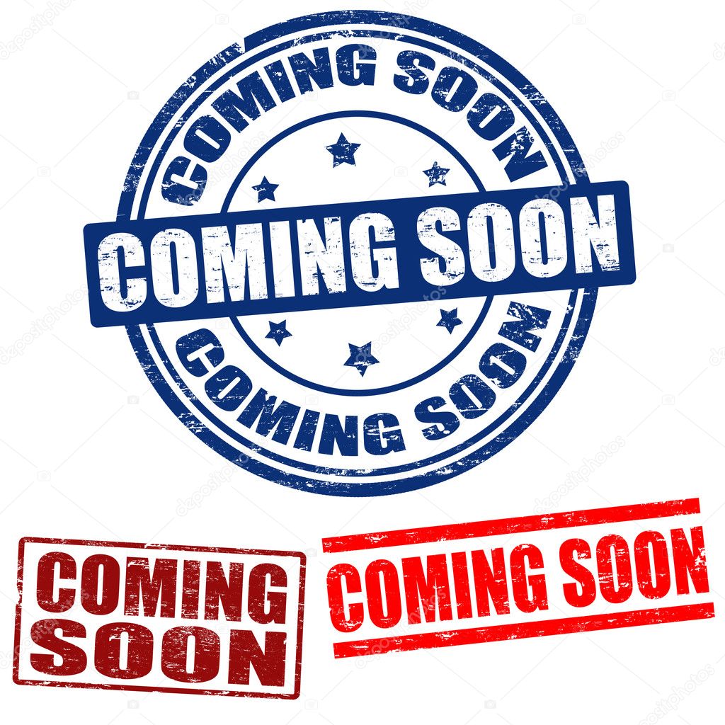 Coming soon stamps — Stock Vector © roxanabalint #22658657
