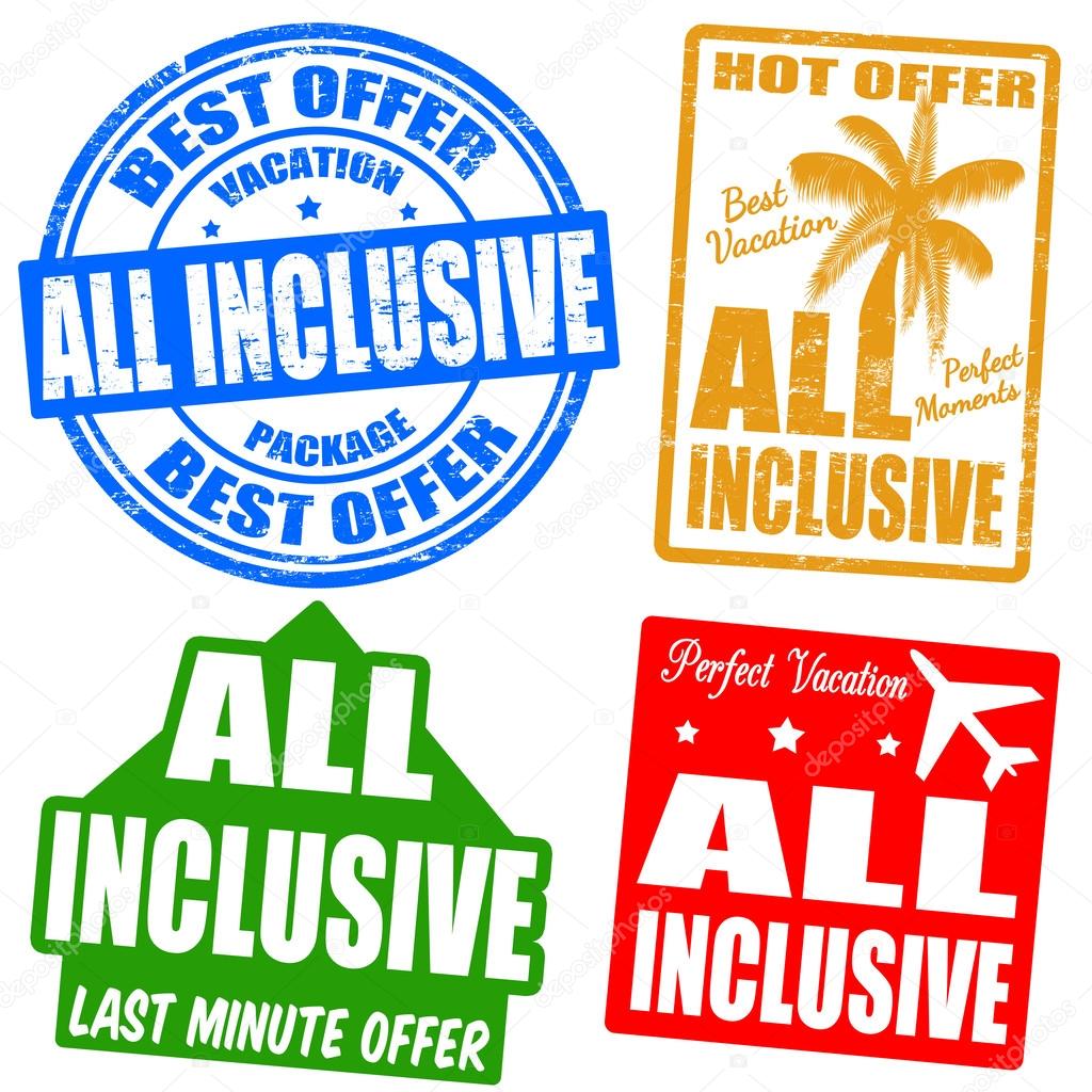 All inclusive stamps Stock Vector Image by ©roxanabalint #24281265