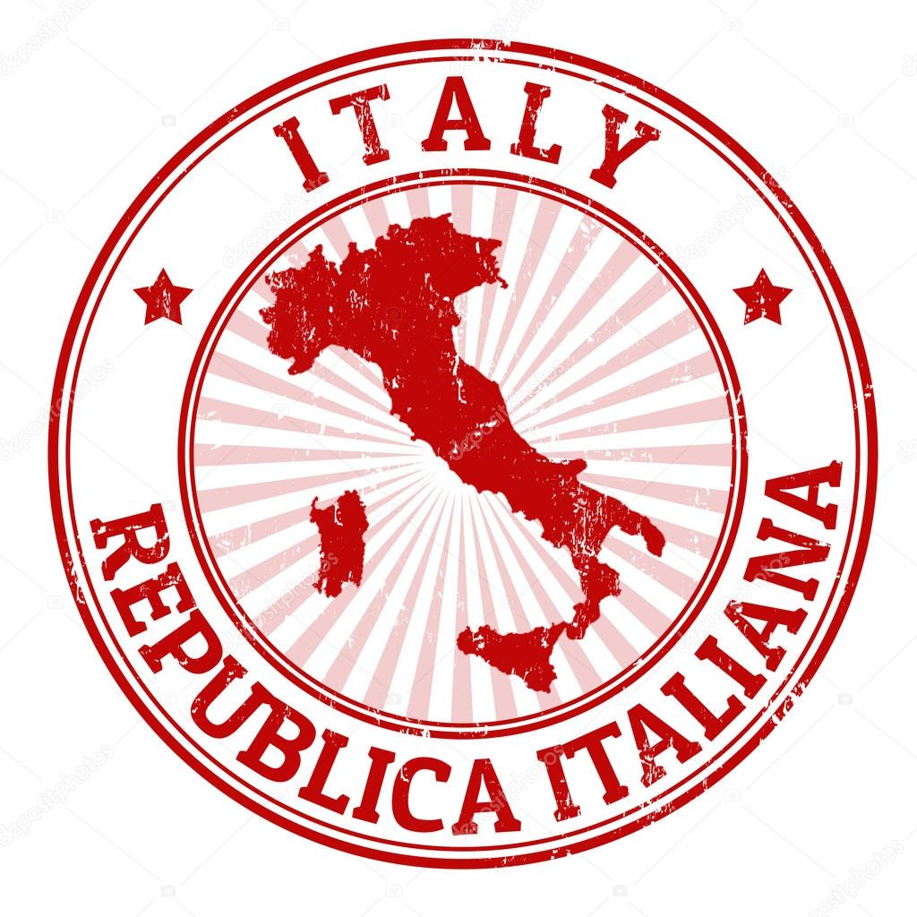 Italy stamp — Stock Vector © roxanabalint #30340289