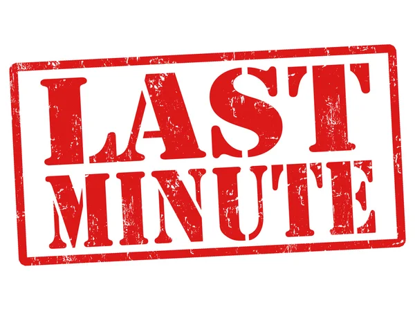 Last minute Vector Art Stock Images | Depositphotos