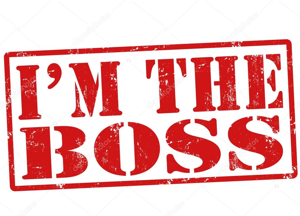 I'm the boss stamp Stock Vector by ©roxanabalint 32529081