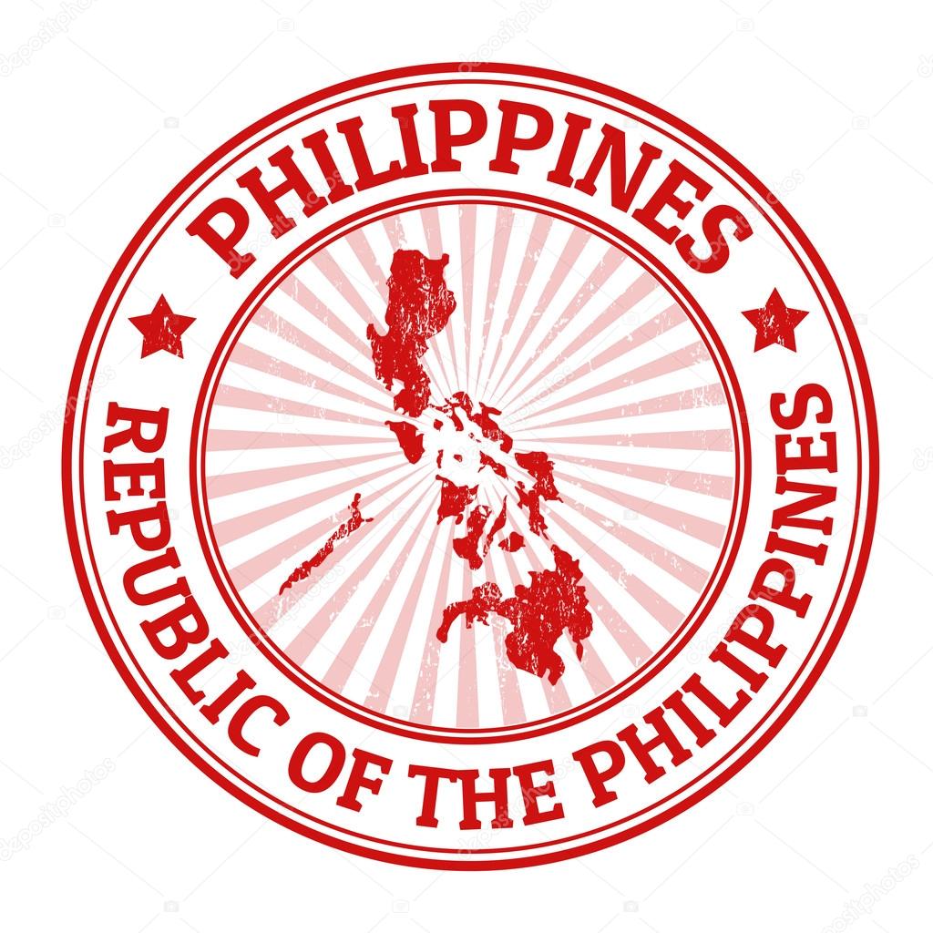 Sello de Filipinas vector, gráfico vectorial © roxanabalint imagen ...