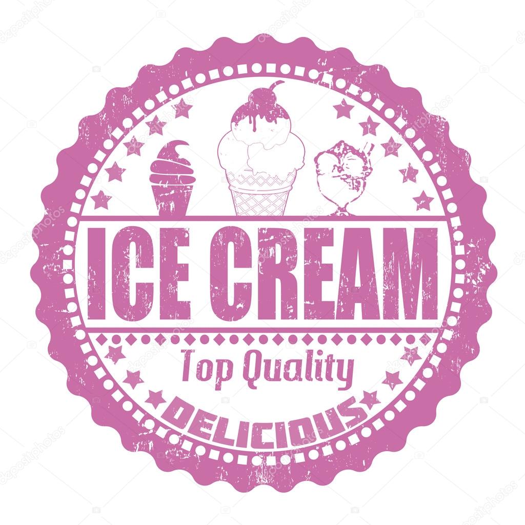 Ice cream stamp Stock Vector Image by ©roxanabalint #33537115