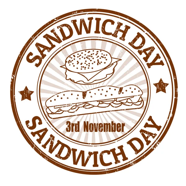 Sandwich stamp Vector Art Stock Images | Depositphotos